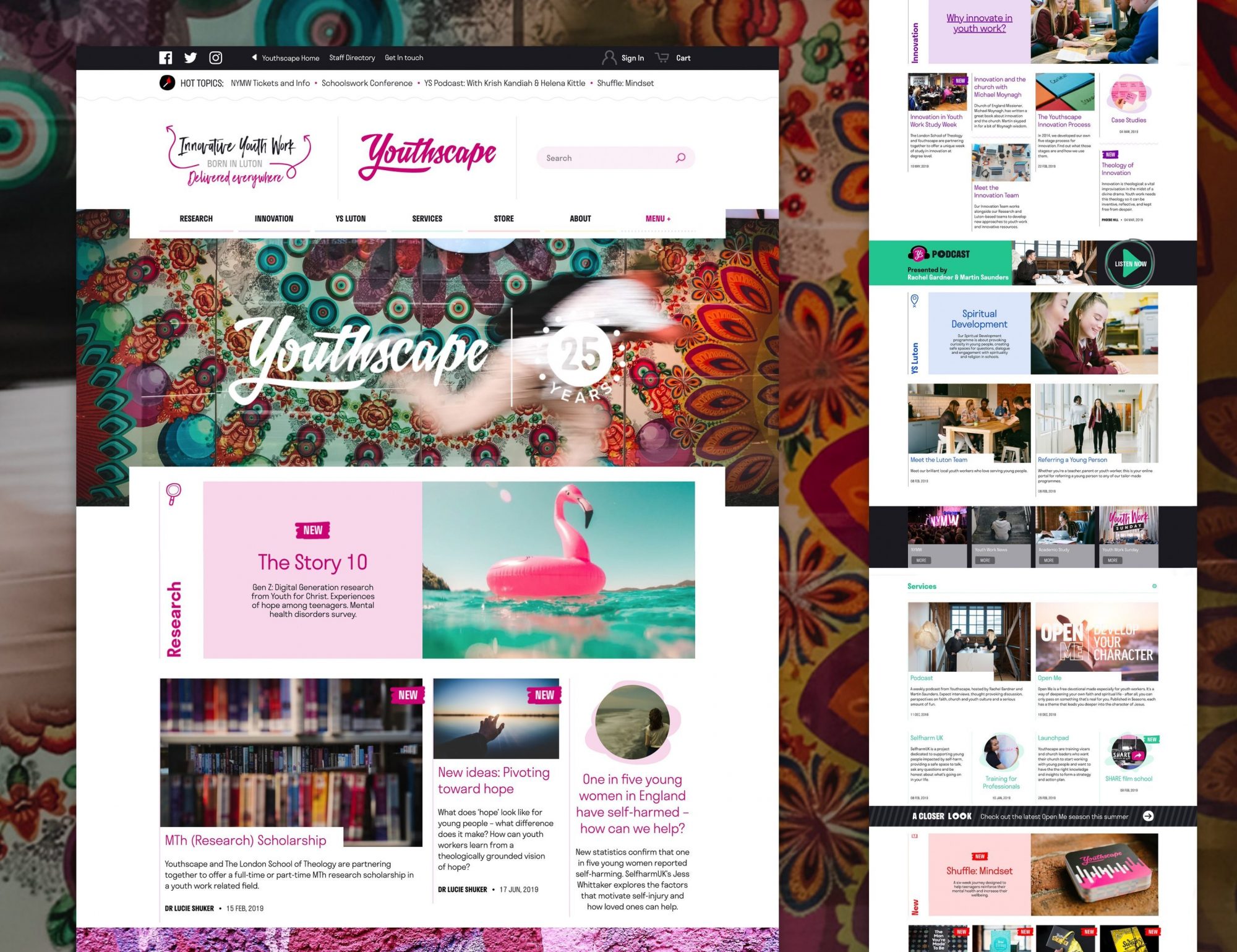 Youthscape and Seraph Agency | English